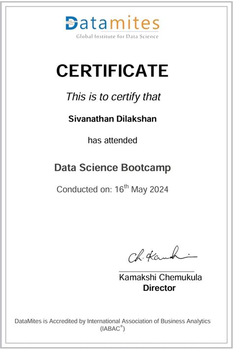 Sivanathan Dilakshan On Linkedin Datascience Datamites