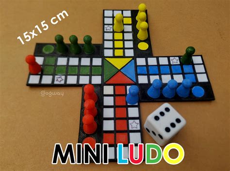 Portable Mini Ludo Board Game By Oogway Download Free Stl Model