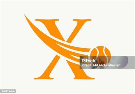 편지 X 테니스 로고 디자인 템플릿 테니스 스포츠 아카데미 간판 클럽 심볼 Championship에 대한 스톡 벡터 아트 및 기타 이미지 Championship