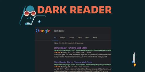 Dark Reader將chrome和firefox改成黑色介面，使用深色模式瀏覽網頁，眼睛比較不吃力！