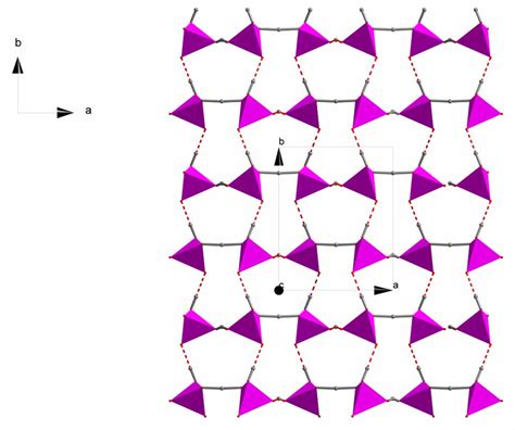 Projection Along The C Axis At Z 14 Of The Inorganic Layer In H 3 Download Scientific