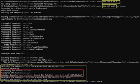 “pac Pcf Push” Not Updating The Pcf Component Dianamics Pcf Lady