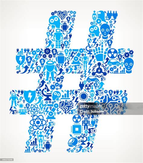 Number Robots And Robotics Automation Pattern High Res Vector Graphic