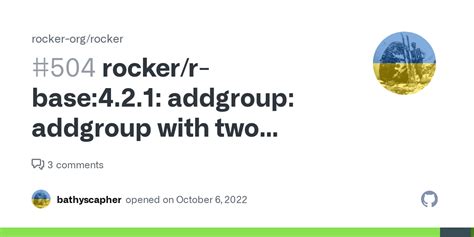 rocker r base 4 2 1 addgroup addgroup with two arguments is an