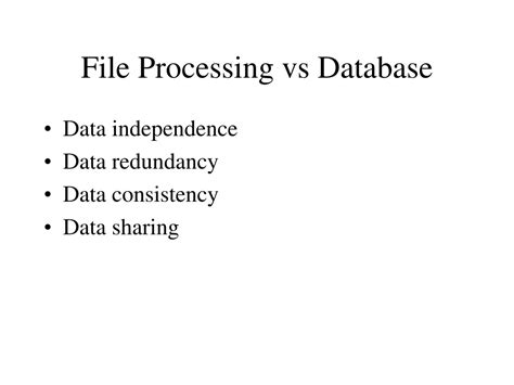 Ppt Data Hierarchy Figure 61 Bit Smallest Piece Of Data Byte