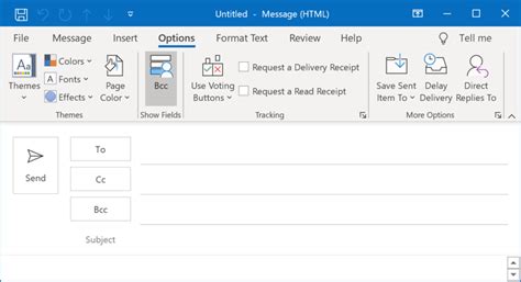 How To Add Bcc In Outlook 365