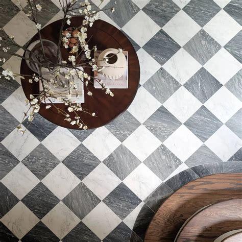 Checkerboard Tile Black And White Checkerboard Tile Ceramic