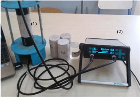 Ultrasonic Pulse Velocity Testing Experimental Setup Pundit 1 Tested Download Scientific