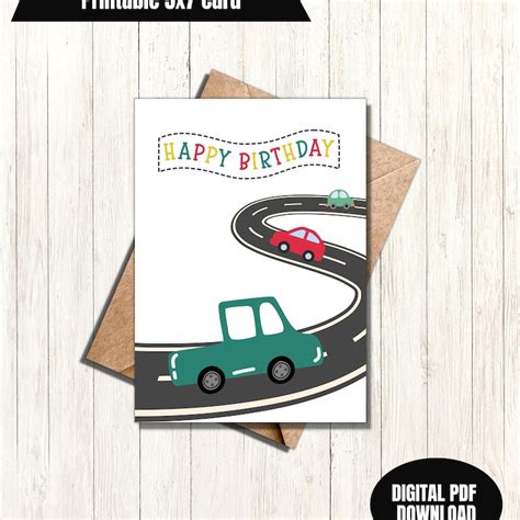 Car Greeting Cards Etsy