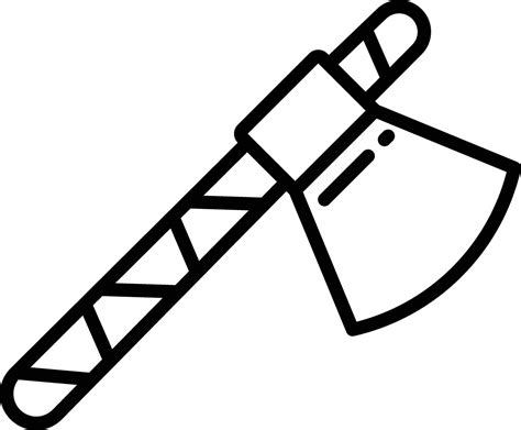 Axe Outline Illustration 45617413 Vector Art At Vecteezy