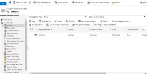 Hiding The Plus Button On A Subgrid In Dynamics 365 Carl De Souza