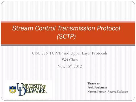Ppt Stream Control Transmission Protocol Sctp Powerpoint Presentation Id 2750219