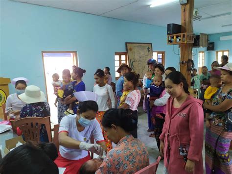 မတ္တရာမြို့နယ်၌ အသက်၂နှစ်အောက် ကလေးငယ်များအား ပုံမှန်ကာကွယ်ဆေးထိုး