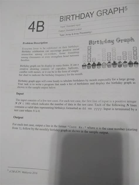 Solved Birthday Graph5 Input Standard Input Output Standard