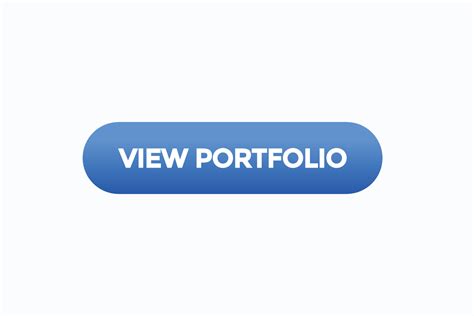View Portfolio Button Vectorssign Label Speech Bubble View Portfolio