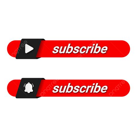 Elegant Subscribe Button Clipart Vector Illustration, Subscribe, Button ...