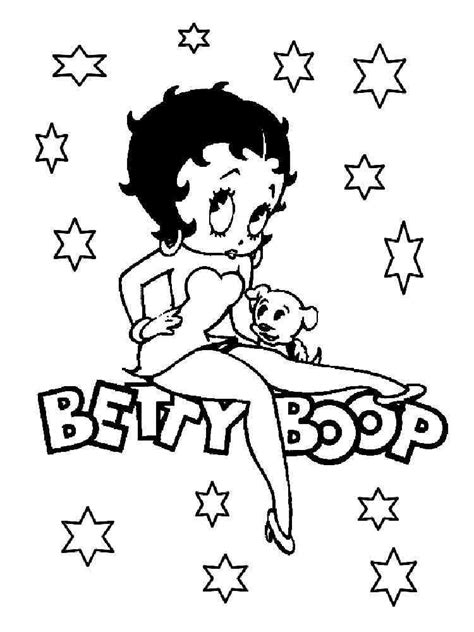 Betty Boop Coloring Pages
