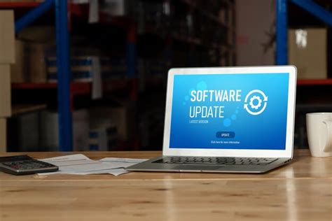 Premium Photo Software Update On Computer For Modish Version Of Device Software