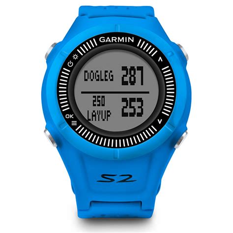Garmin Approach S2 GPS Golf Watch Blue At InTheHoleGolf Com