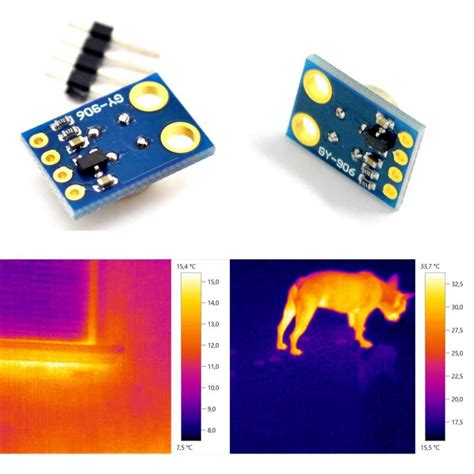 MLX ESF Non Contact Temperature Sensor Module RGRJ AIIoT TECHNOLOGIES