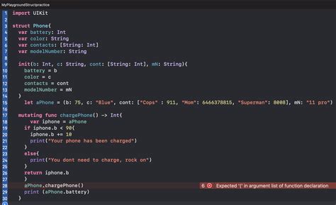 How To Call A Method In Swift For A Structure With A New Object Stack Overflow