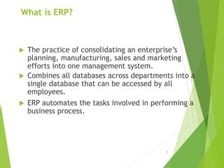 Introduction To ERP PPT