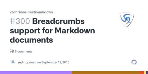 breadcrumbs support for markdown documents · issue 300 · vsch idea