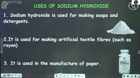 Uses Of Sodium Hydroxide 1 Sodium Hydroxide Is Used For Making Soaps And