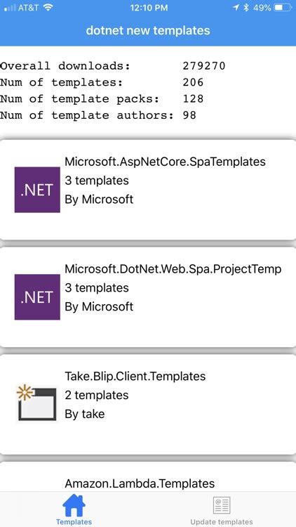 Dotnet Templates By Sayed Hashimi
