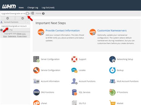 Upgrading And Downgrading Cpanel Accounts In Whm Hostarmada