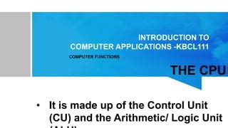 CPU PRESENTATION Pptx