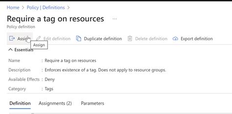 azure policy require a tag on azure resource nathan lasnoski