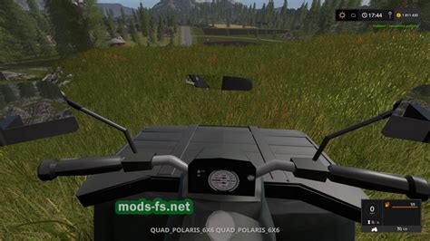 Мод квадроцикла Quad Polaris 6x6 для Farming Simulator 2017 Mods