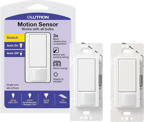 Lutron Maestro Motion Sensor Light Switch Indoor For Bathroom Garage