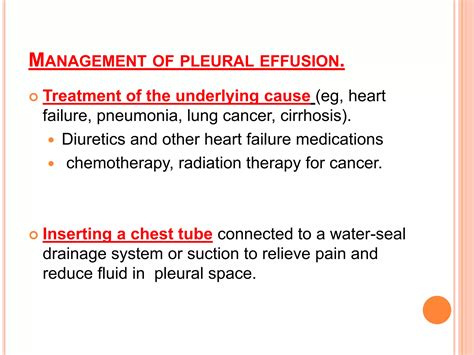 Pleural Effusion And Nursing Care Pptx