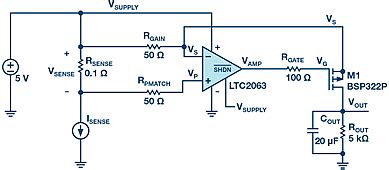 High Side Current Sensing Planet Analog