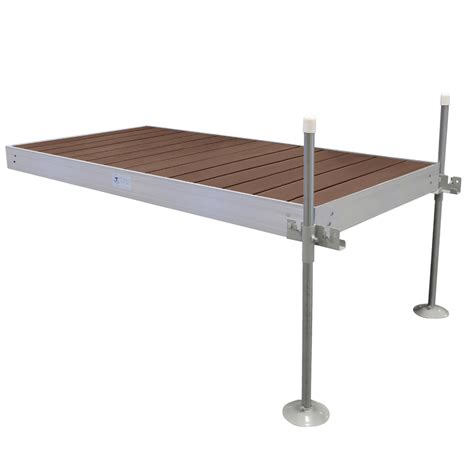 8 Straight Boat Dock System Extender Package With Aluminum Frame And 8 Straight Boat Dock System Extender Package With Aluminum Frame And