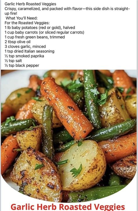 Garlic Herb Roasted Vegetables Recipe Herb Roasted Veggies Oven