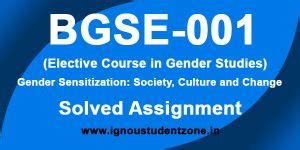 Ignou Bsw Solved Assignment Ignou Student Zone