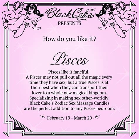 Sex Massage Candle Zodiac Pisces Soybean Wax Fragrance Oils Unique Adult Gift For Him Or Her