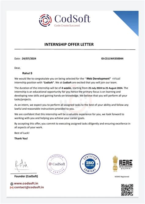 Rahul S On Linkedin Codsoft Webdevelopment Internship