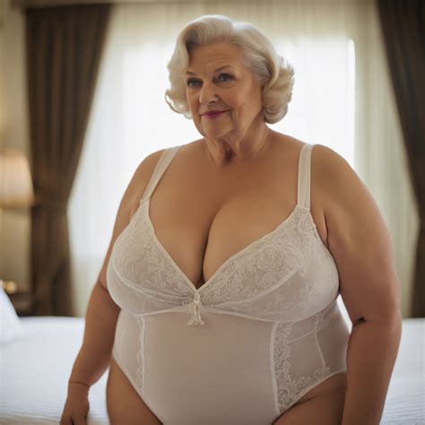 2 Divinely Beautiful Bbw Obese Grannies Standing By Cleverjoe On