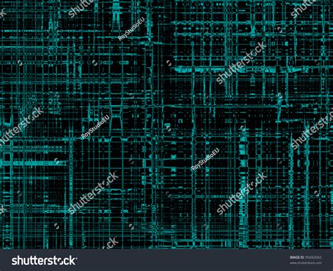 Modern Cyberspace Black Abstract Texture Background For Designers Stock Photo 95692042