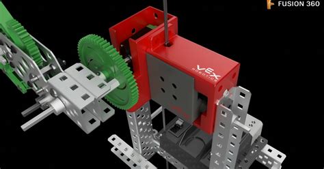 dual axis robot joint vex robotics autodesk community gallery