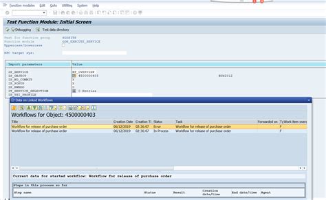 How To Display Workflow Log Or Start Workflow In C Sap Community