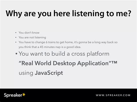 Building A Desktop Streaming Console With Electron And Reactjs Ppt