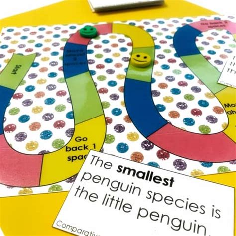 Comparative And Superlative Adjective Worksheet Suffix Er Est Craft Poster List Of