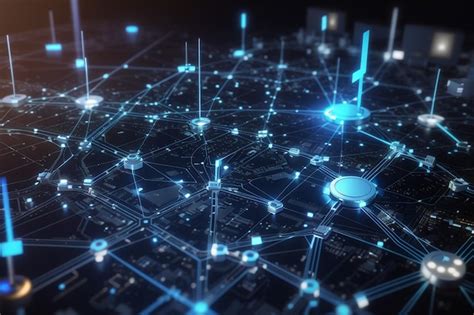 Premium Ai Image Technology Digital Data Network Connection And Cyber Security Concept