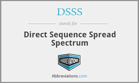 Dsss Direct Sequence Spread Spectrum