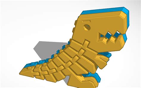 3d Design Flexi Rex Tinkercad